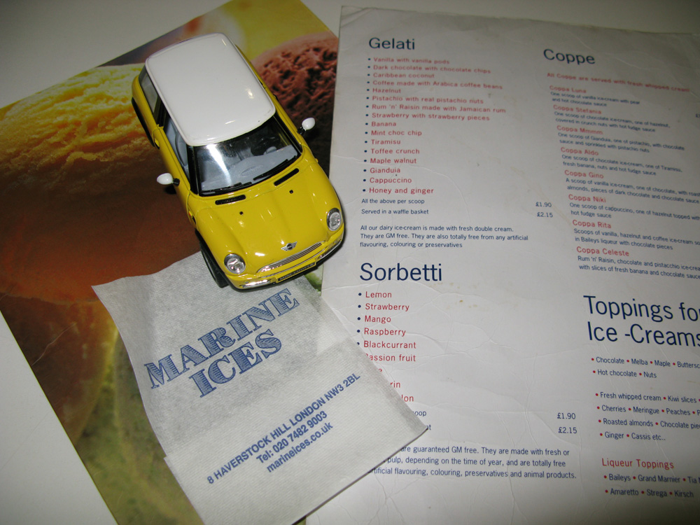 Marine Ices – The Adventures of Bessie the MINI